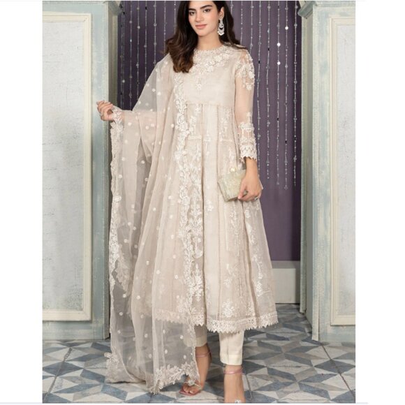 Maria B | Dresses | Nwt Maria B Pakistani Dress And Shawl 2 Pieces Set ...